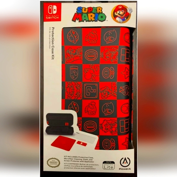 Nintendo | Other | Nintendo Switch Lite Super Mario Protection Case Red ...